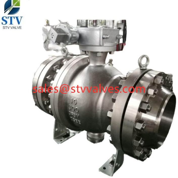 2pc Trunnion Mounted Ball Valve,10 Inch,300LB,CF8M - China Valve ...
