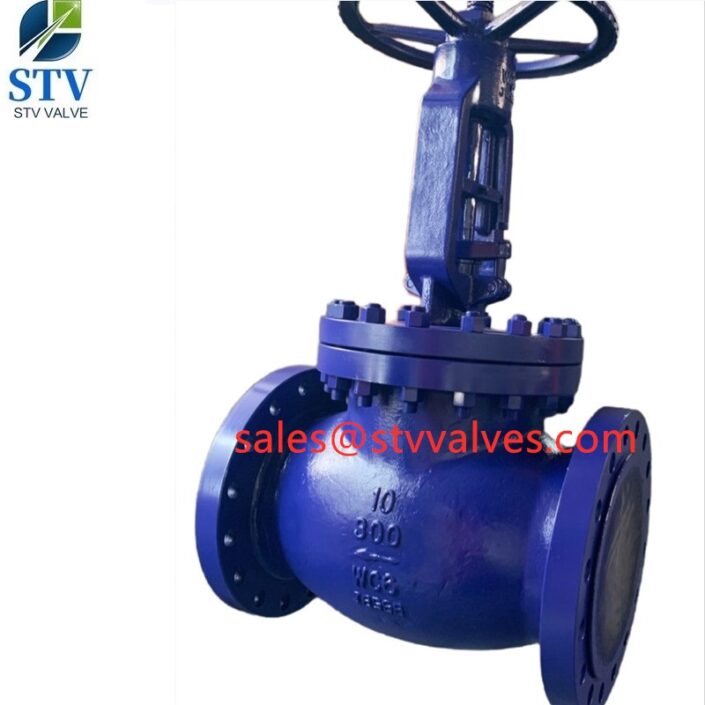 ASTM A217 WC6 Globe Valve,300LB,10 Inch,RF - China Valve Manufacturer | STV